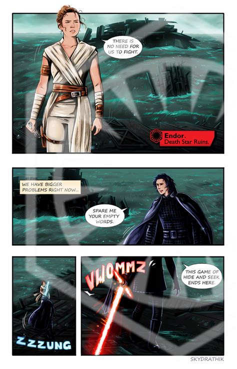 The Rise Of Skywalker Comic Reylo 1 By Skydrathik On Deviantart