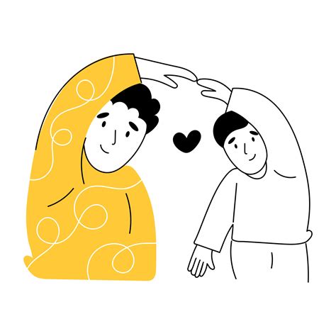 Trendy Brothers Bonding 24643485 Vector Art At Vecteezy