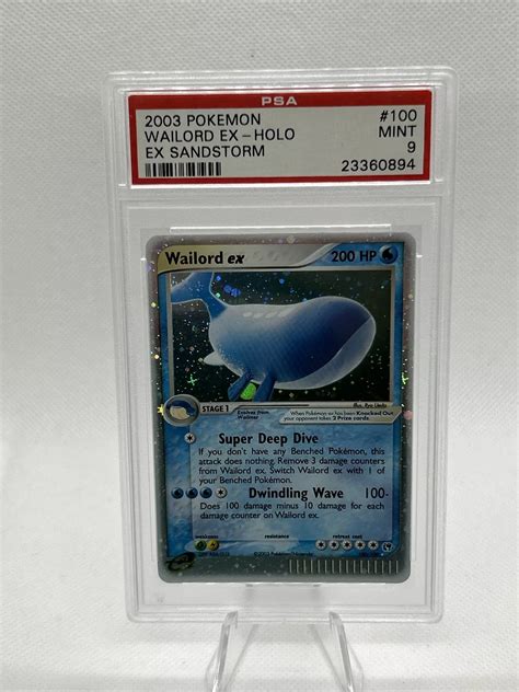 Wailord Ex Ex Sandstorm Holo Price Guide Sports Card Investor