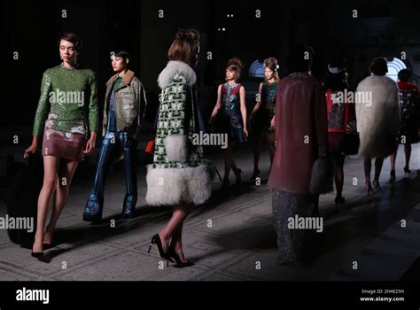 Models On The Fashion In Motion Holly Fulton Show A Retrospective