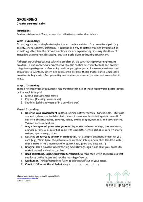 Grounding Exercises Pdf 87174 Grounding Exercises