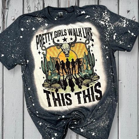 Pretty Girls Walk Like This Pretty Girls Cowgirlsn T Shirt Country T