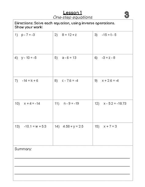 Solving Equations Mini Unit By Mrs O So Organized Tpt