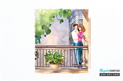 Watercolor The Bride And Groom Clipart Graphic By Regulrcrative