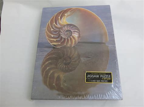 Vintage Jigsaw Puzzle Chambered Nautilus Shell Springbok Etsy