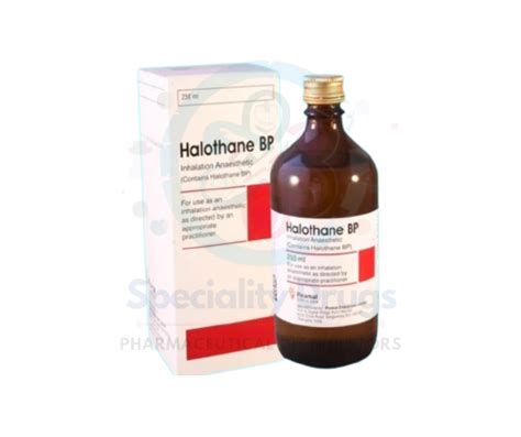 Halothane Bp Exporter Speciality Drugs