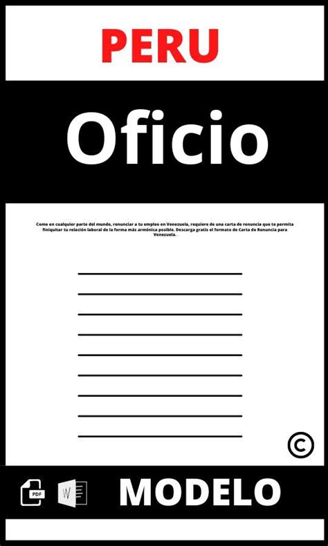 Modelo De Oficio 2025