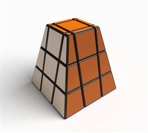 Original Pyramid Cube Puzzle Toy 3d Model 13 3ds Blend Dae Fbx