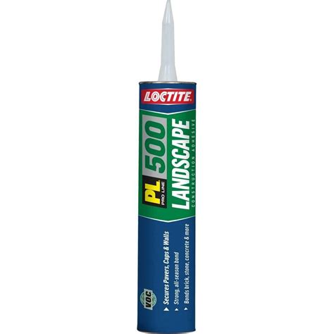 Loctite 28 Fl Oz PL 500 Landscape Block Adhesive 1602122 The Home Depot