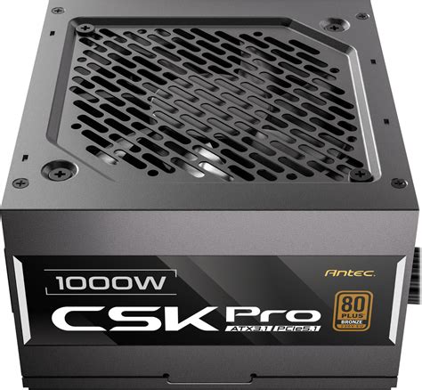 Antec Csk Pro 1000 1000w 80 Plus Bronze Semi Modular Atx 31 Desktop