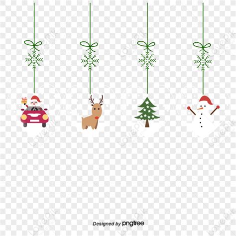 크리스마스 유리 투명 볼 하얀 점 축제 만화 Png 일러스트 무료 다운로드 Lovepik