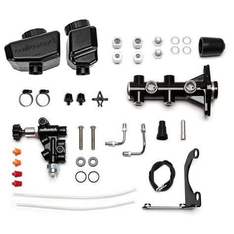 Wilwood Remote Tandem Mc Kit W Bracket And Angled Valve 1 Bore