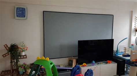 Projector Screen 106for 4k Ust Projector Diamond Grid For Light