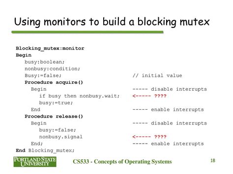 cs533 concepts of operating systems class 3 ppt download