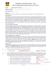 Comp Lab Final Samplesolution Pdf Comp Operating Systems Lab