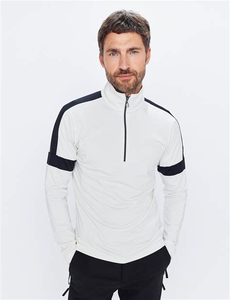 Dino 12 Zip Sweat Blanc 8848 Altitude