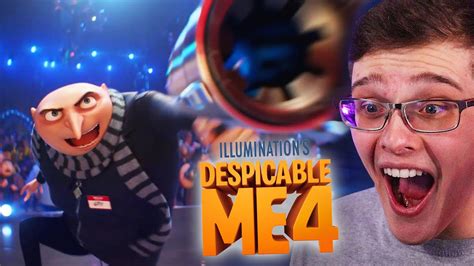 Despicable Me 4 Official Trailer Reaction Youtube
