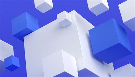 Premium Photo Abstract 3d Render Of Cubes