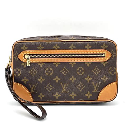 【目立った傷や汚れなし】1円 極美品 Louis Vuitton ルイヴィトン モノグラム マルリードラゴンヌ クラッチバッグ セカンドバッグ