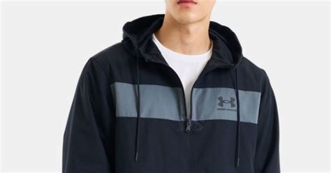 발수기능과 통기성이 뛰어난 언더아머 긴팔 바람막이 스타디움샵