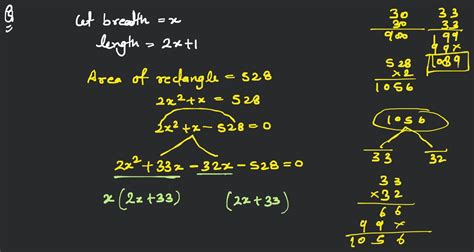 the area of a rectangular plot is 528 m2 the length of the plot in metr