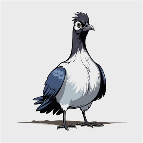 Premium Vector Crow Vector On White Background