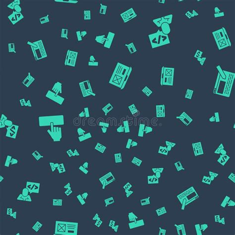 Set Ui Or Ux Design Front End Development Keyboard And On Seamless