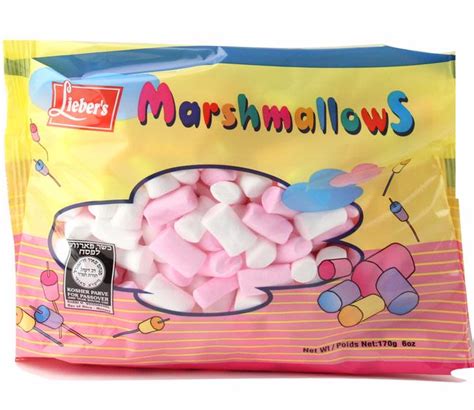 Pink And White Mini Marshmallows • Passover Marshmallows Gummy And Jelly Candy • Kosher For