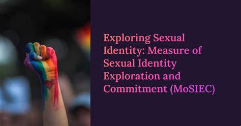 Exploring Sexual Identity Measure Of Sexual Identity Exploration And
