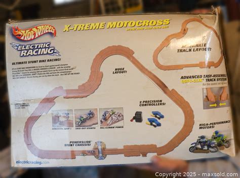Hot Wheels Electric Racing X Treme Motocross Slot Set Maxsold