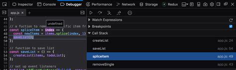 Debugger Playground The Call Stack Mozilla
