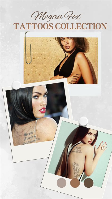 Megan Fox Tattoos 2023 Updates On Her Tattoos Top Beauty Magazines