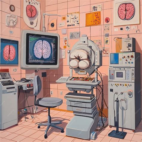 Neurological Examination Room With Various Diagnostic Tools And Equipment Premium Ai Generated