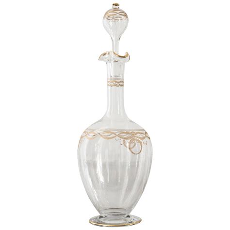 Sterling Silver And Glass Bird Decanter At 1stdibs