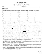 Eel4734 Final Summer18 Pdf EEL 4734 Final Exam Due At 11 59 Pm