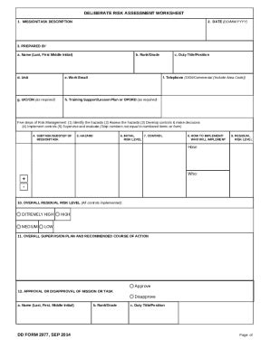 Dd Form 2977 Army Pubs Dd Form 2977 Fill Out And Sign Online Tmbi