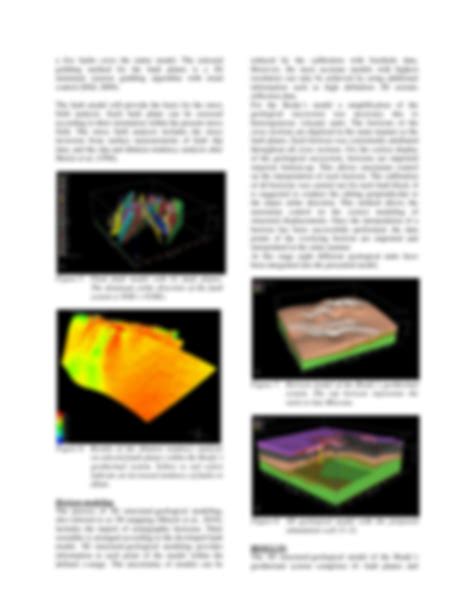 Solution Development Of A D Structural Geological Model As Part Of The