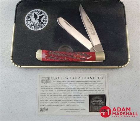 Lynyrd Skynyrd Folding Knife Nib Adam Marshall Land And Auction Llc
