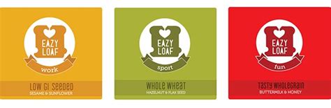 Eazyloaf Fresh Bread Packaging On Behance