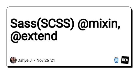 Rob Richardson On Linkedin Sassscss Mixin Extend