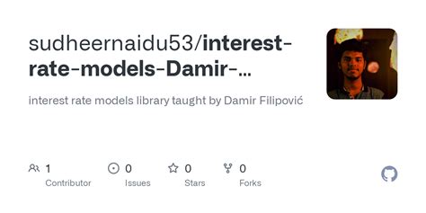 GitHub Sudheernaidu53 Interest Rate Models Damir Filipovi Interest