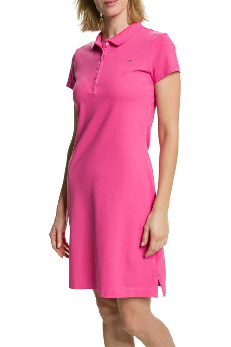 Tommy Hilfiger Polokleid Pink Günstig Online Kaufen Outletcity