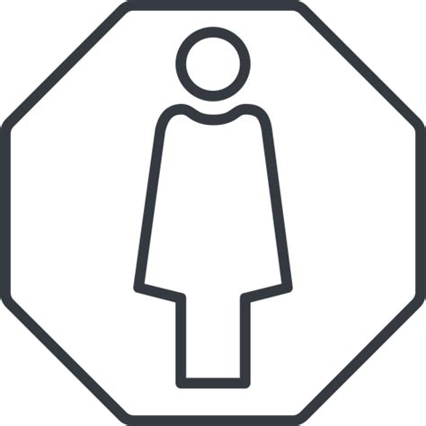 Female Thin Icon By Friconix Fi Otluxl Female Thin Thinlineoctagon