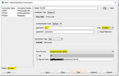 Connecting To Oracle Cloud Pluggable Database From Sql Developer Using