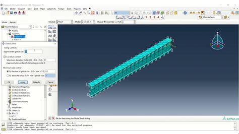How To Fix Meshing Issues In Abaqus Youtube