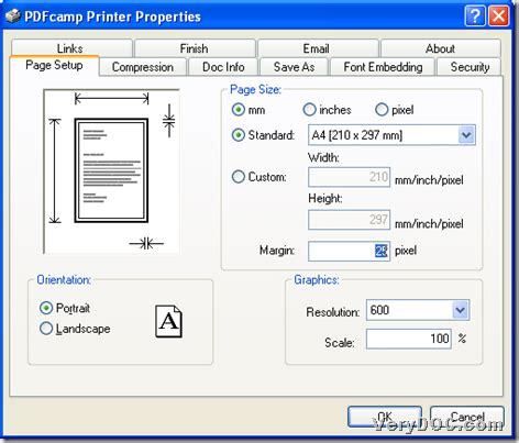 How To Create PDF And Set PDF Page Margin Via Virtual Printer VeryDOC Knowledge Base