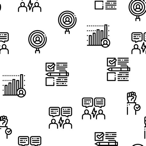 Voting And Election Seamless Pattern Vector 17386600 Vector Art At Vecteezy