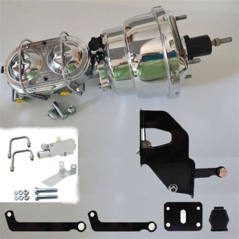 Fits 1962 1974 Mopar B Body Chrome 8 Power Brake Booster Conversion