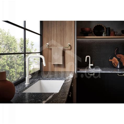63065LF MWLHP Brizo ODIN Pull Down Faucet With Square Spout Less