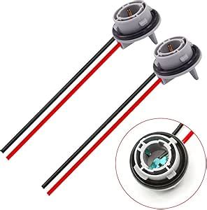 Biqing 2PCS 1156 LED Turn Signal Light Socket Harness BA15S P21W Bulb Socket Holders Wire